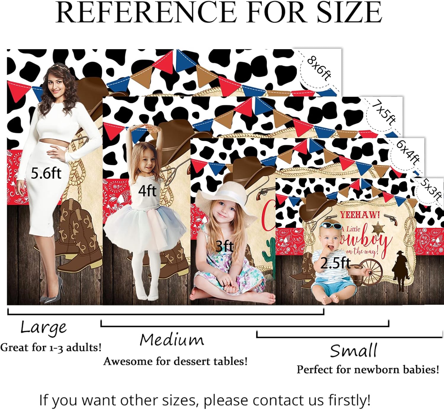 Custom Party Backdrop Guide: Size Selection, Image Upload, and Shape C ...